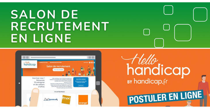 HELLO HANDICAP, le plus grand salon digital est ouvert aux inscriptions ! - Cap emploi 85